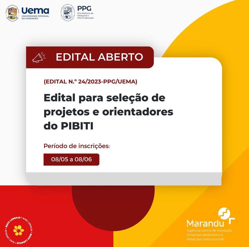 Marandu | Submissão de Projetos PIBITI 2023-2024
